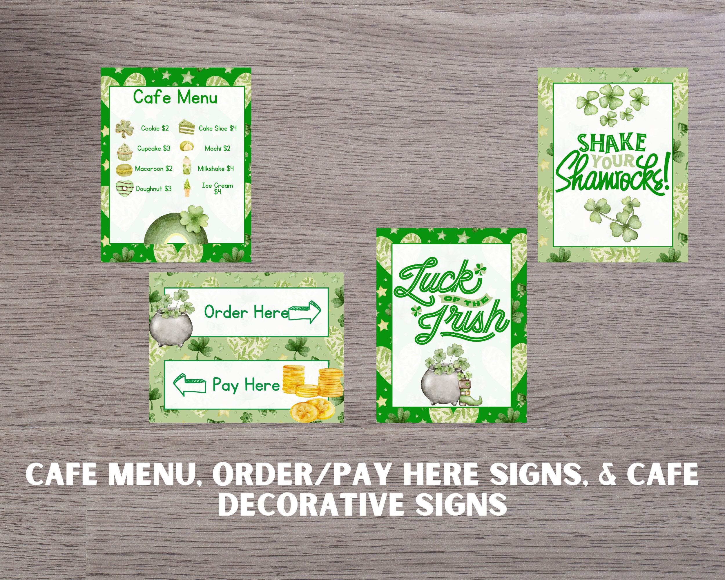 St. Patrick's Day Dramatic Play, Pretend Play Printable, Classroom ...