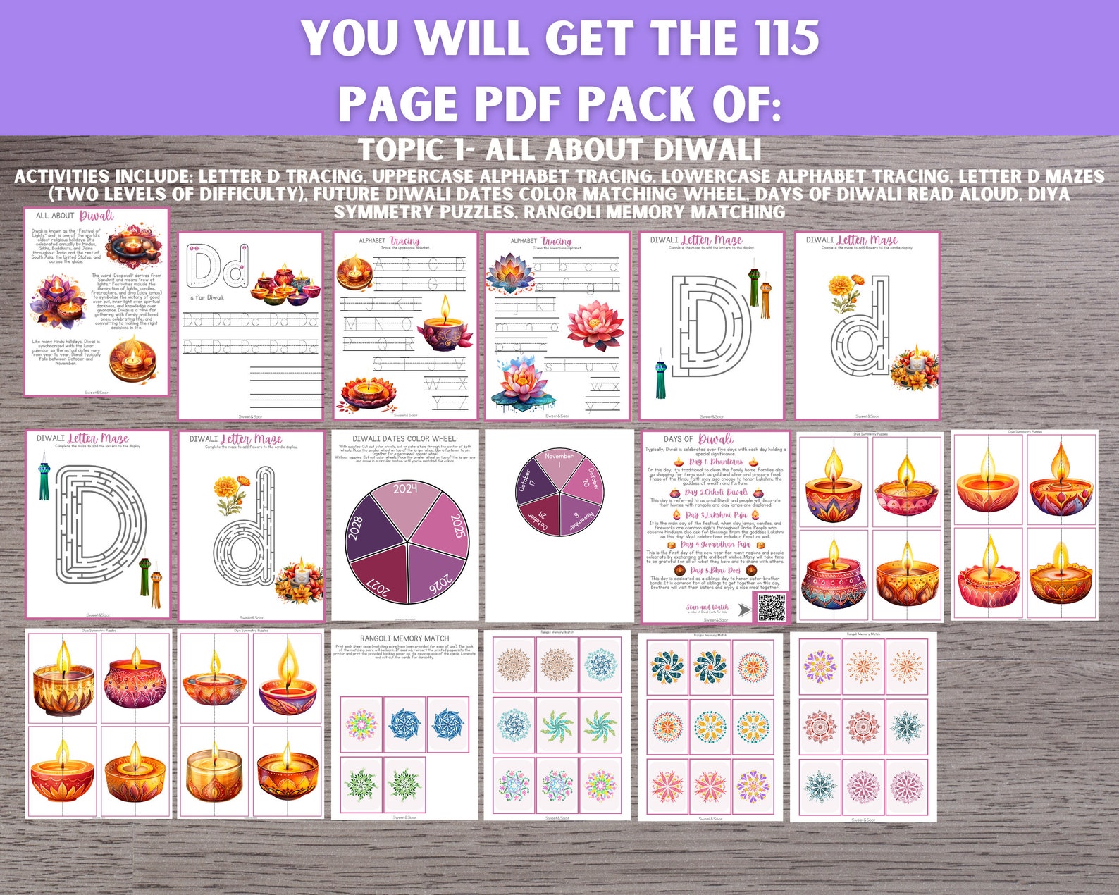 DIWALI Unit Study, Diwali Printable Activities, Cultural Celebrations ...