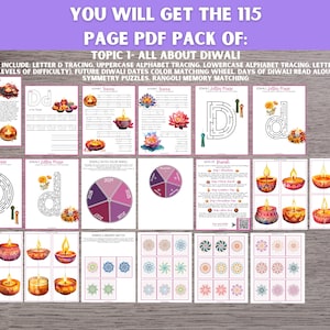 DIWALI Unit Study, Diwali Printable Activities, Cultural Celebrations ...