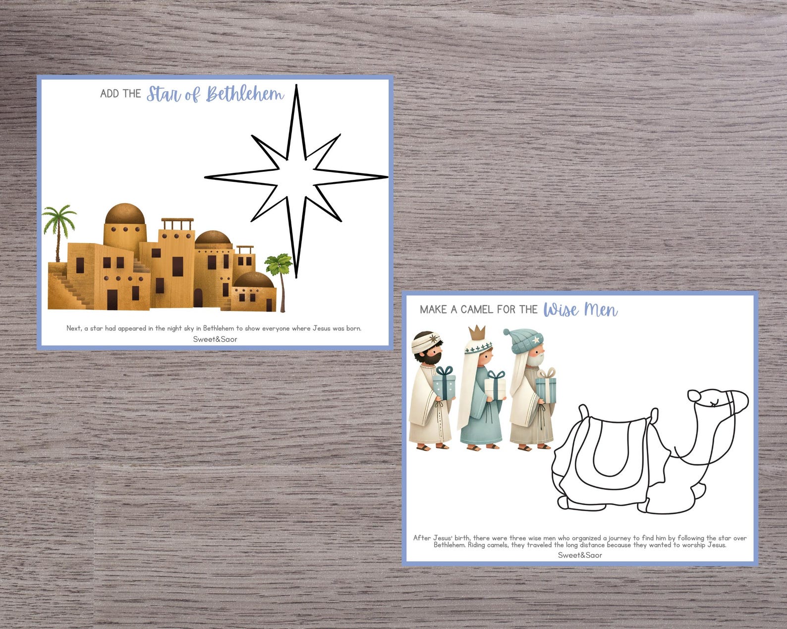 Christmas Story Playdough Mats, Birth of Jesus Bible Story Activity ...