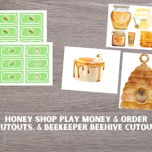 Beekeeper Honey Farm Dramatic Play Set: Printable Pretend Play (PDF ...
