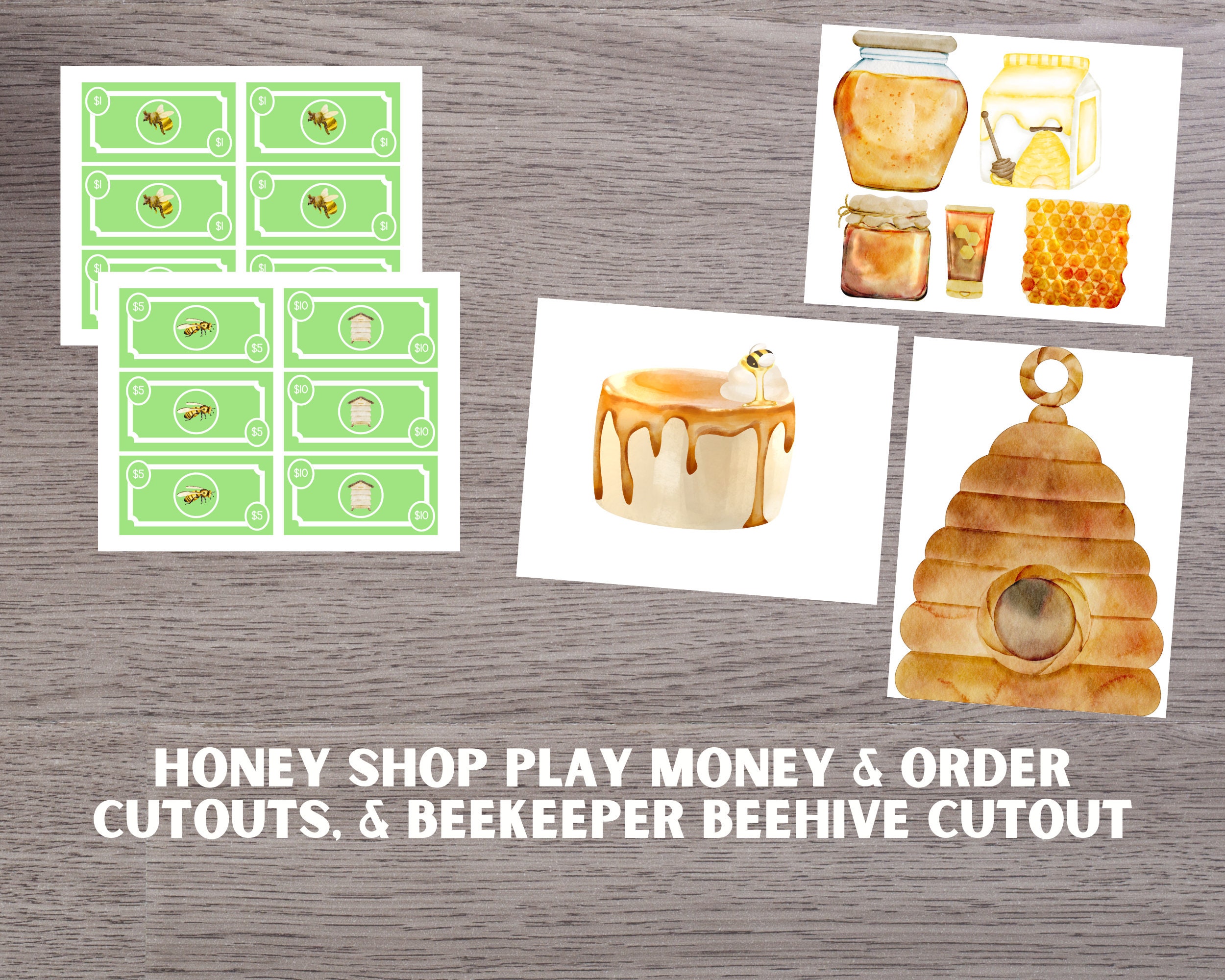 Beekeeper Pretend Play Honey Farm Dramatic Play Honey Bee Printable