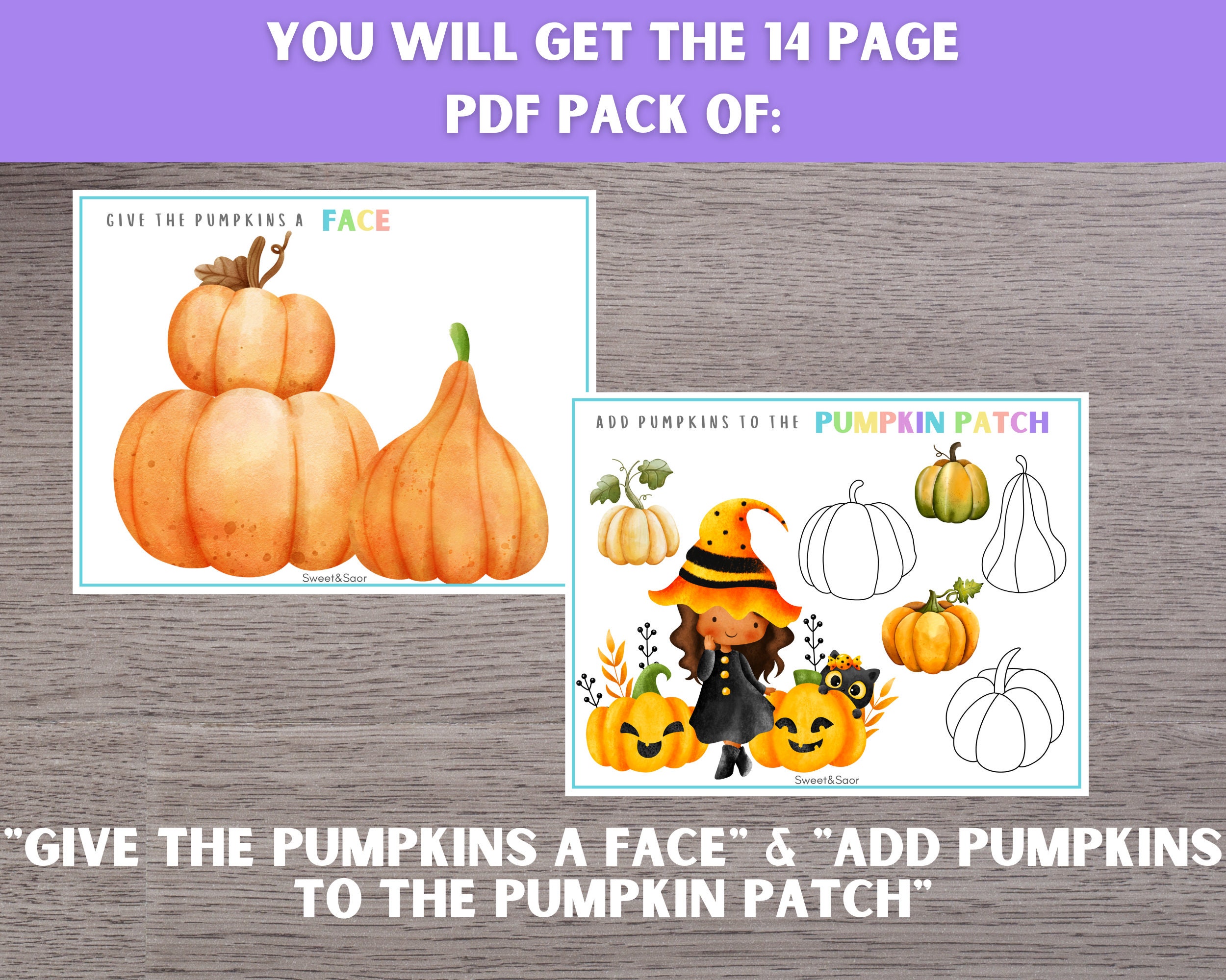 Halloween Play Dough Mats, Printable Fall Play Dough Mats, Halloween ...