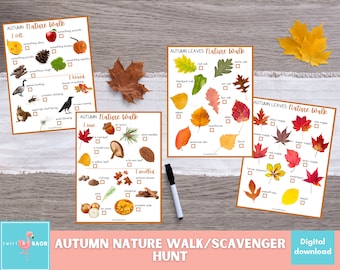 Spring Scavenger Hunt Printable, Spring Nature Walk, Outdoor Sensory ...