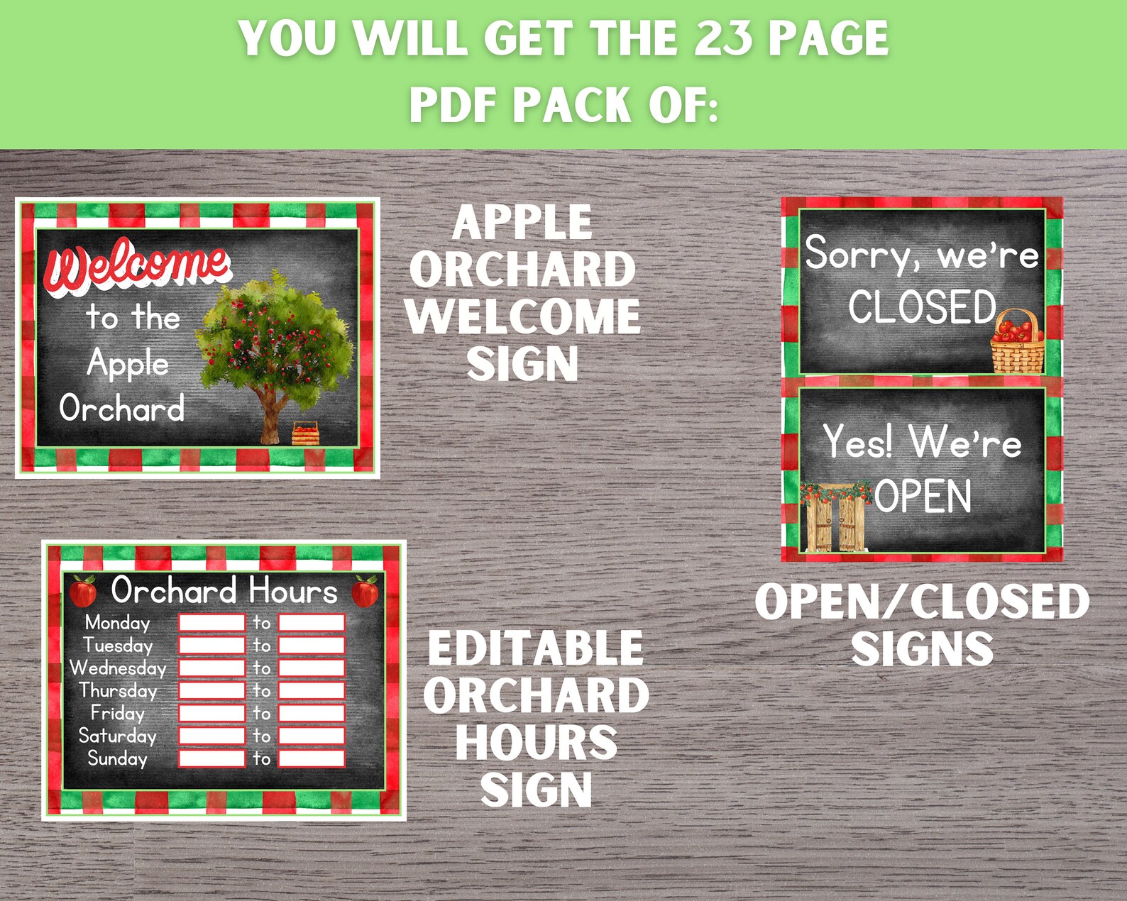 Apple Orchard Pretend Play, Apple Orchard Dramatic Play, Homeschool ...