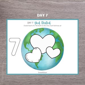 Days of Creation Playdough Mats: Sunday School Activity (PDF Download ...