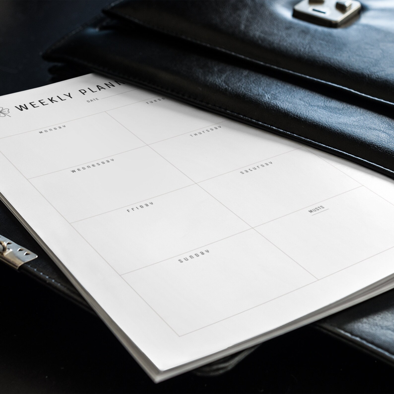 Minimalist Weekly Planner, Printable Weekly Organizer, Digital Planner ...
