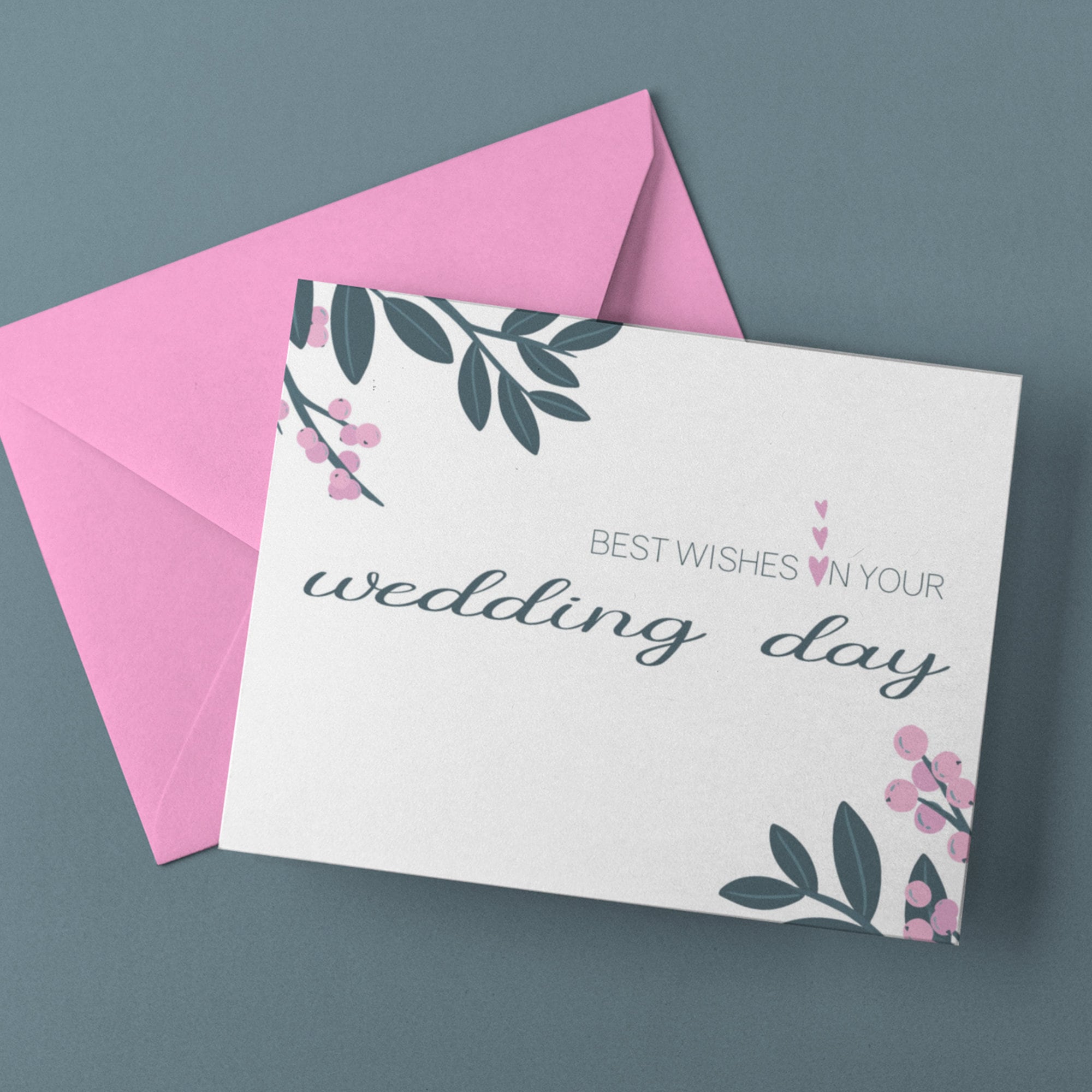 Wedding Card Printable Card for Wedding Best Wishes on Your Wedding Day ...