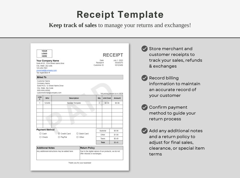 Small Business Starter Kit Templates Package for Word and Google Doc ...