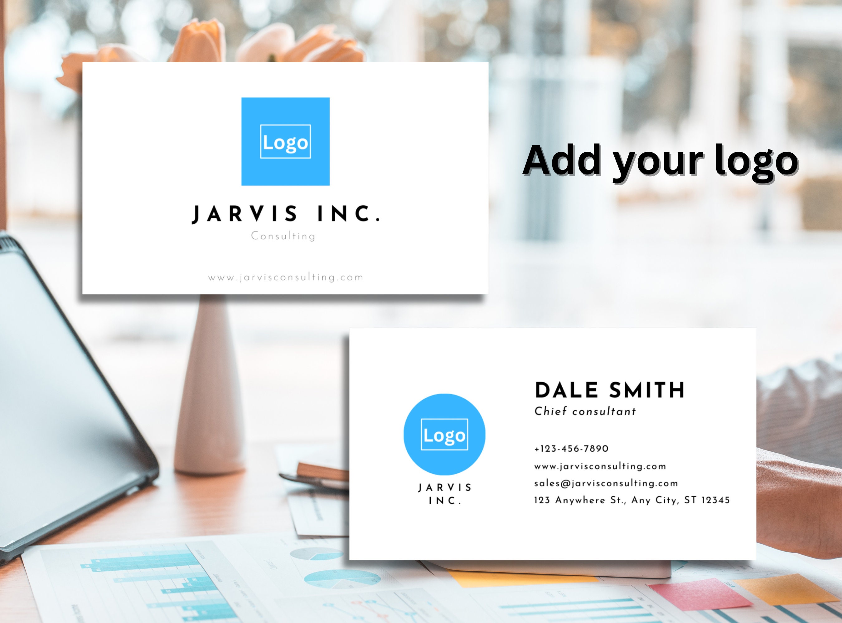 Simple Business Card Template for Small Business Entrepreneurs ...