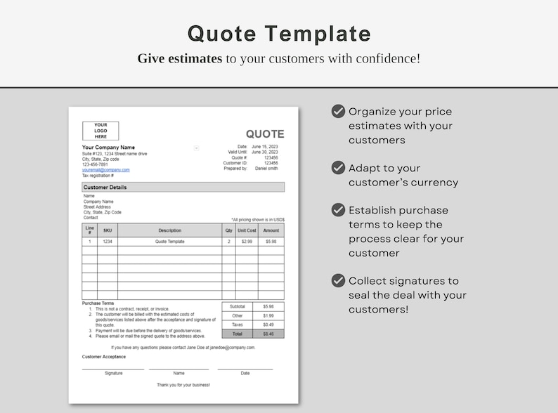 Small Business Starter Kit Templates Package for Word and Google Doc ...