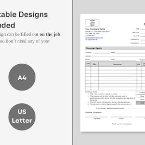 Editable Business Quotation Template. Google Docs Quotation. MS Word ...