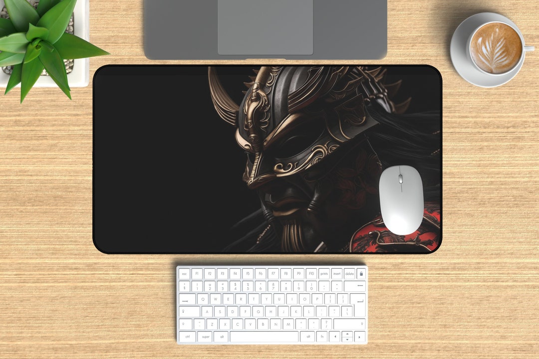 Japanese Samurai Armor Desk Mat | Anime Desk Mat | Gaming Desk Mat for ...