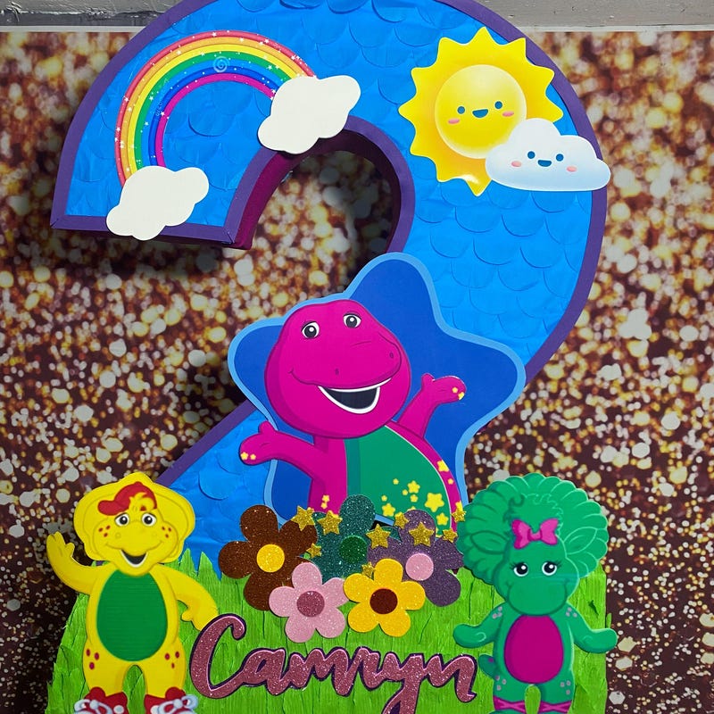 Barney Party - Etsy