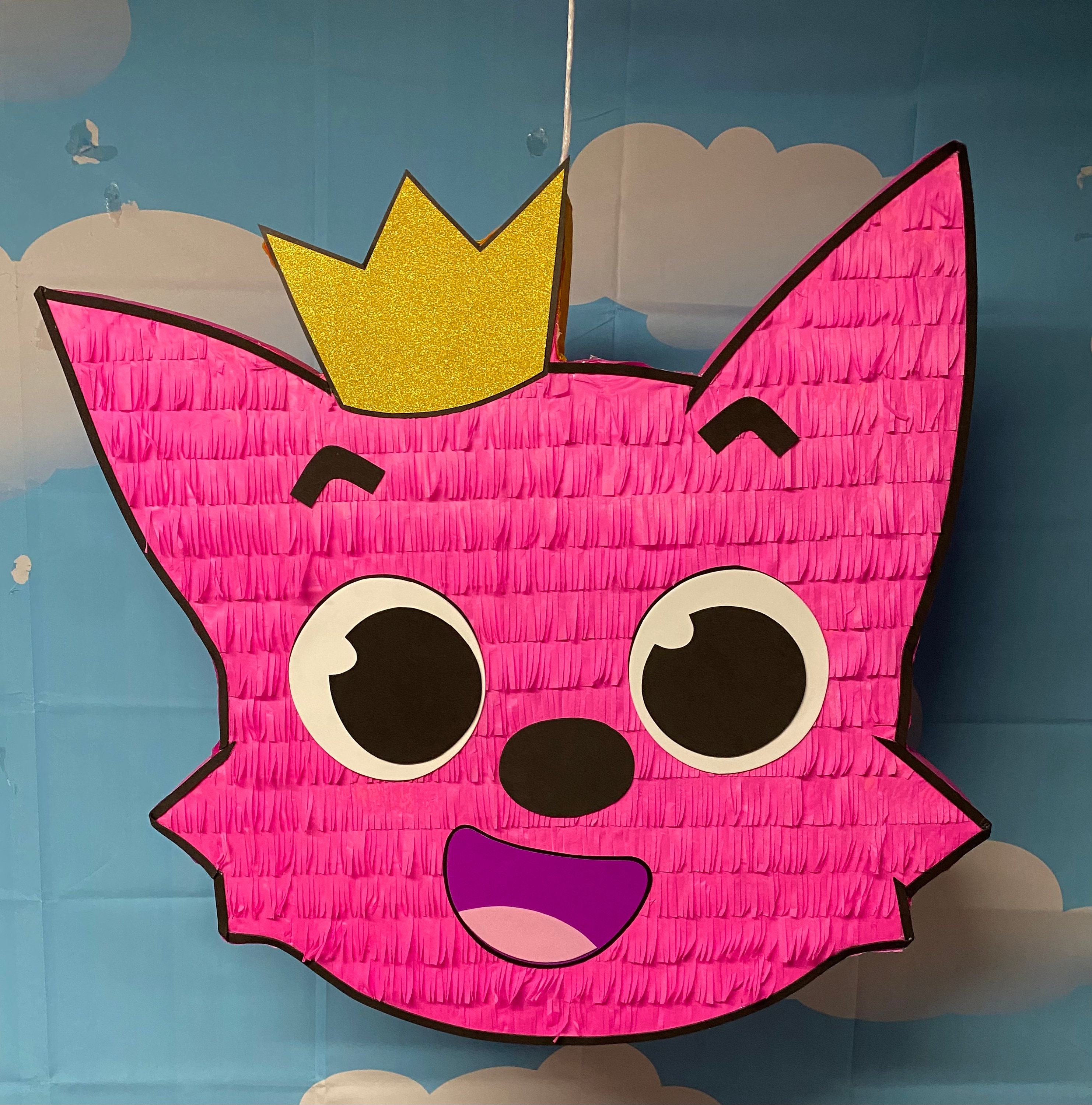 Pink Fong Pinata - Etsy