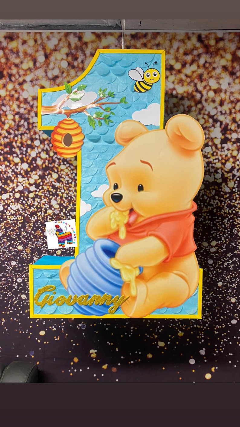 Pooh Piñata - Etsy