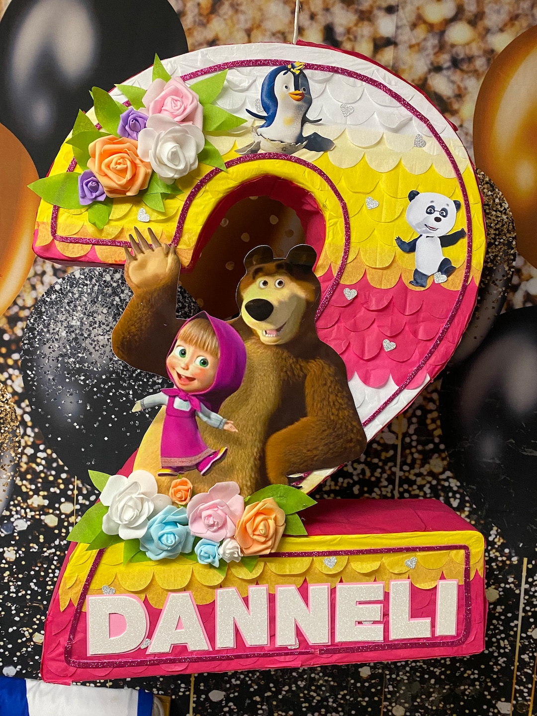 Masha & Bear Pinata - Etsy