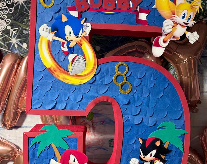 Shadow (sonic) Piñata - Etsy
