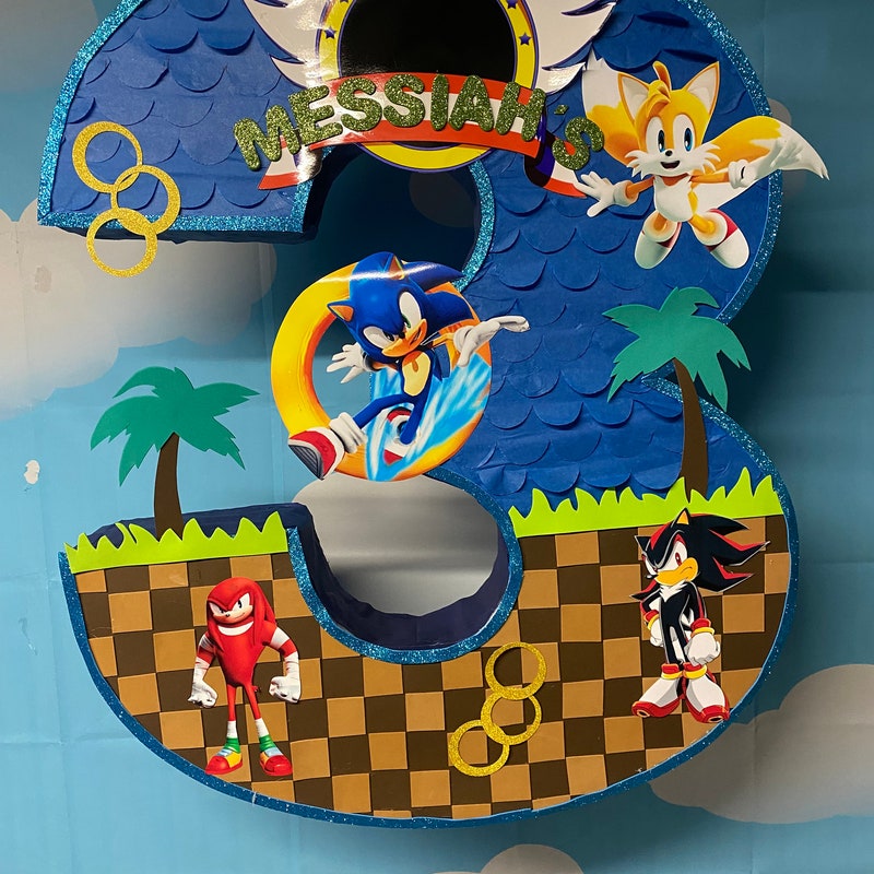 Sonic the Hedgehog Pinata - Etsy