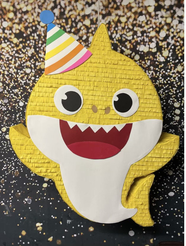 Yellow Baby Shark Pinata - Etsy