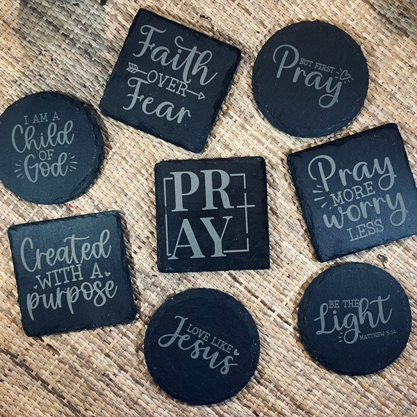 Religious Coasters Svg - Etsy