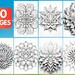 Mandalas Coloring Book Volume 2, 150 Pages, Mandala Coloring Pages ...
