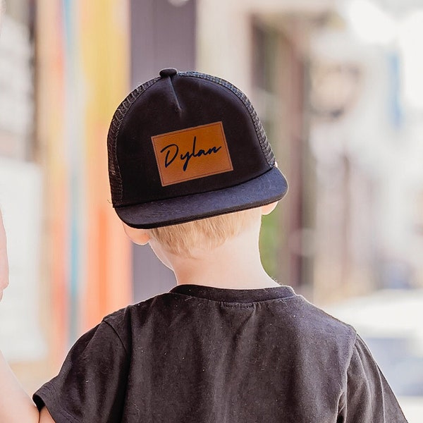 Boys Custom Trucker Hat - Etsy