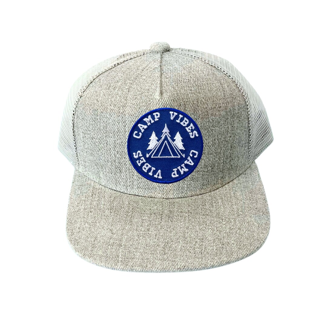 Camping Trucker Hat Kids Snapback Camping Birthday Boys Trucker Hat ...