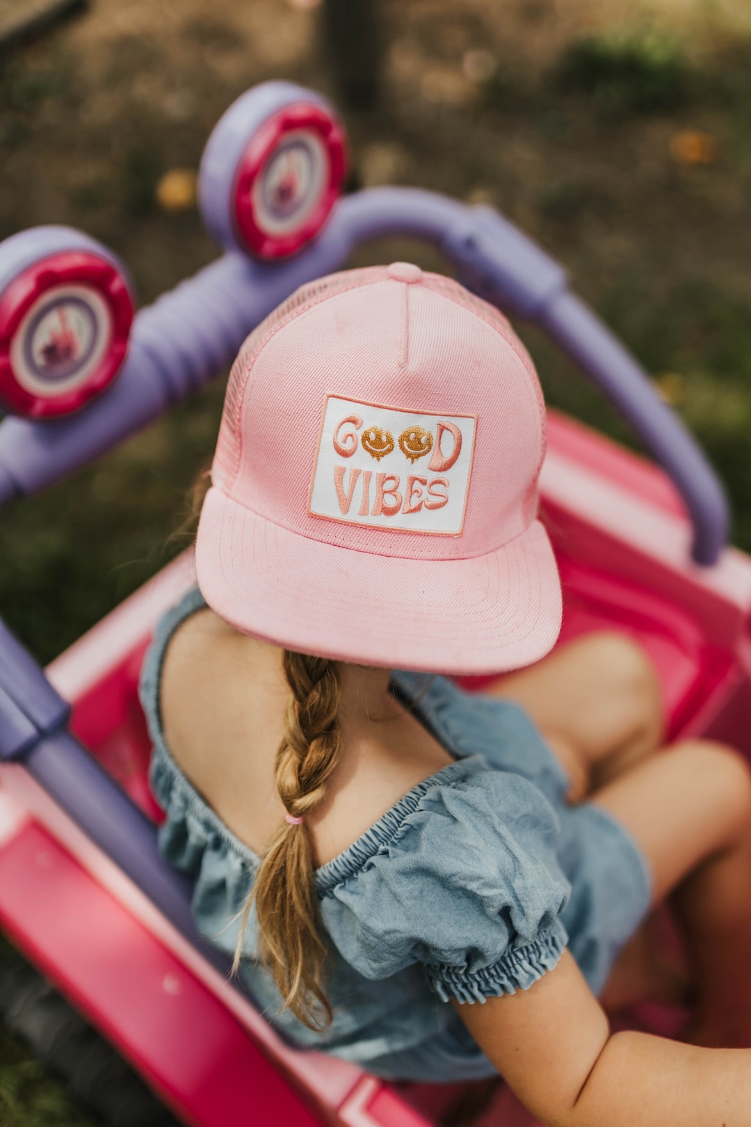 Good Vibes Kids Snapback Trucker Hat for Summer Childs Beach Hat - Etsy