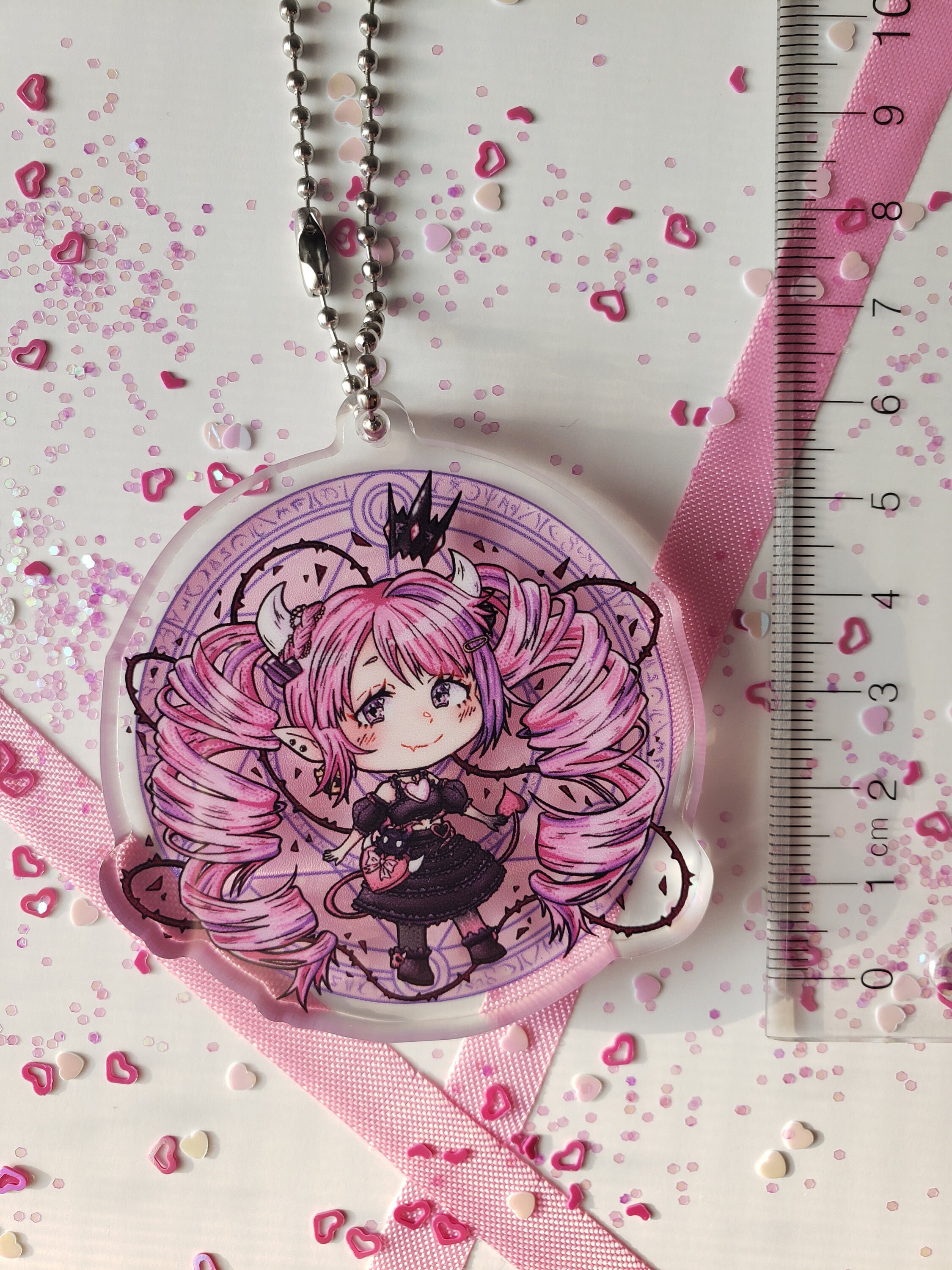 Ironmouse Thick Keychain Charm 3D Effect - Etsy