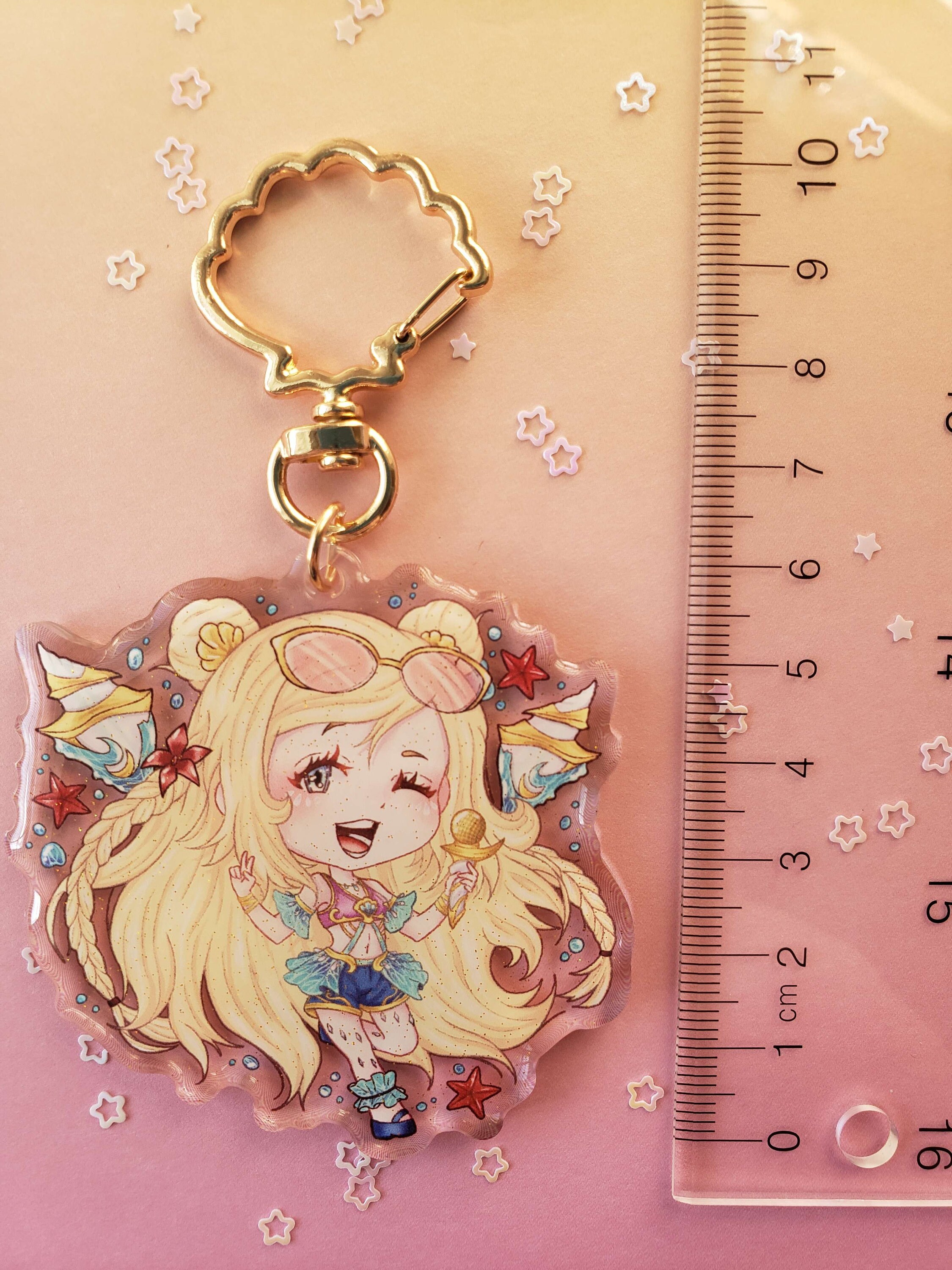 Ocean Song Keychain seraphine, Zeri, Ashe, Nidalee - Etsy