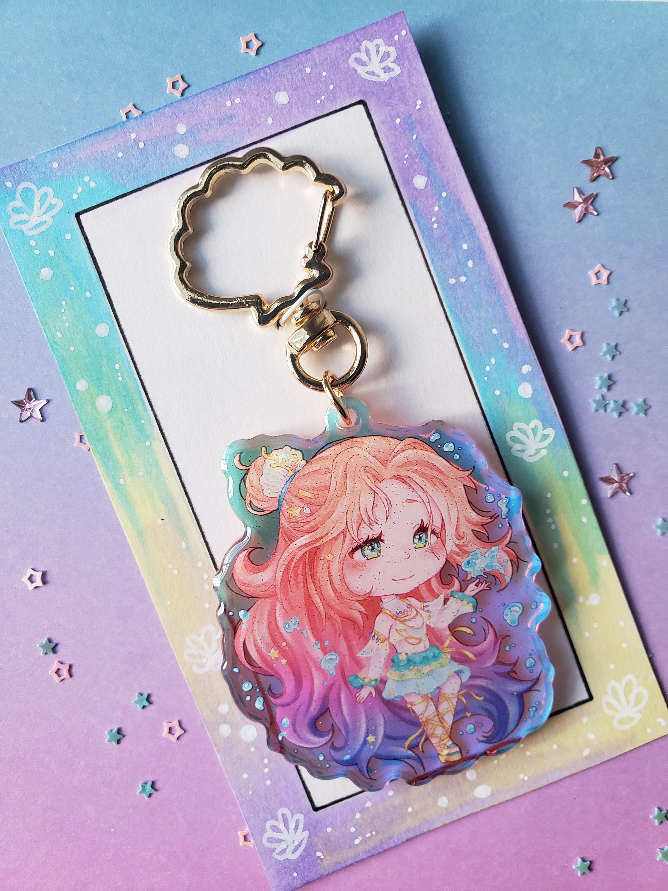 Ocean Song Keychain seraphine, Zeri, Ashe, Nidalee - Etsy