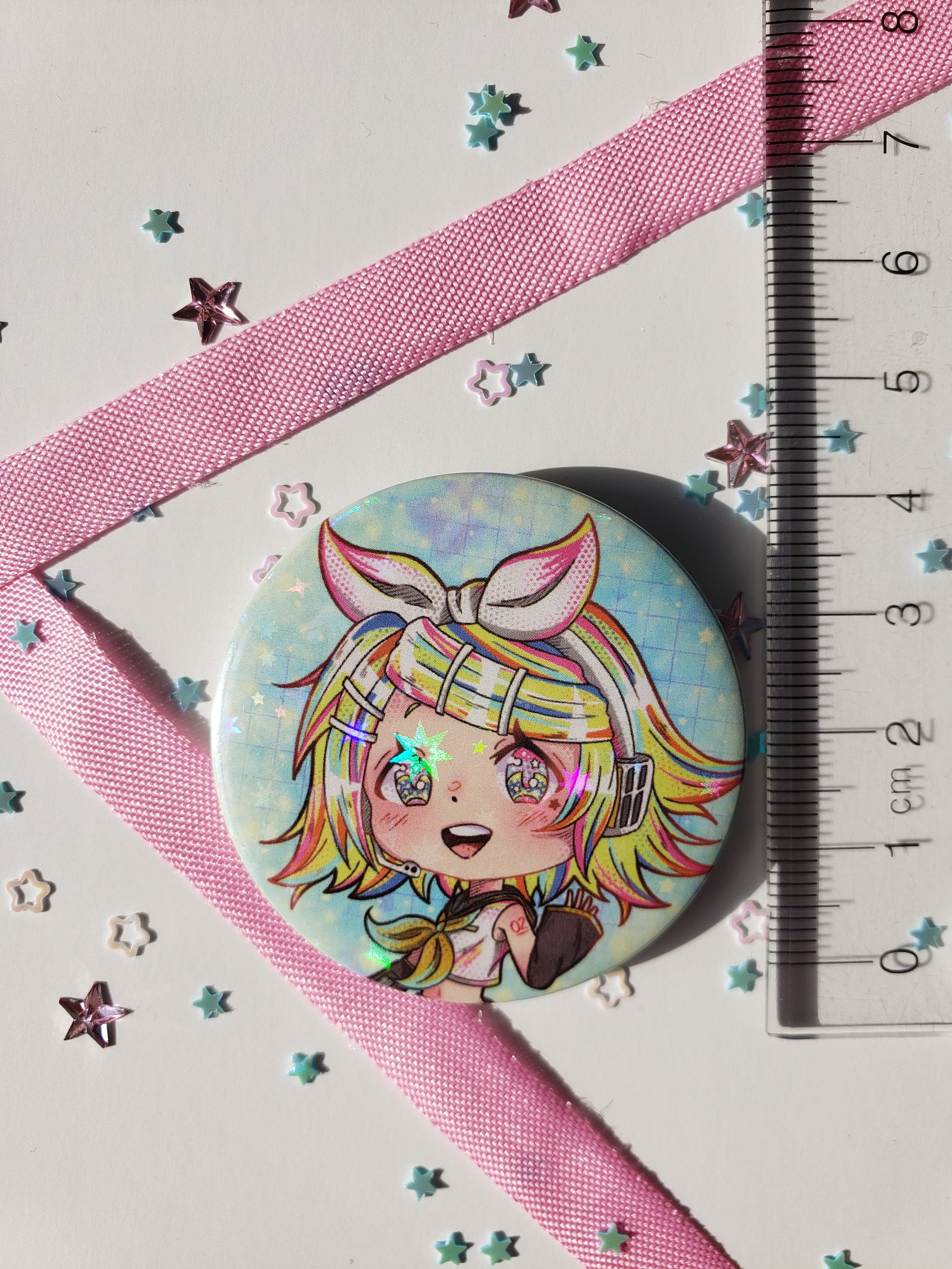 Vocaloid Buttom Pins (miku, Rin, Len and Luka) - Etsy