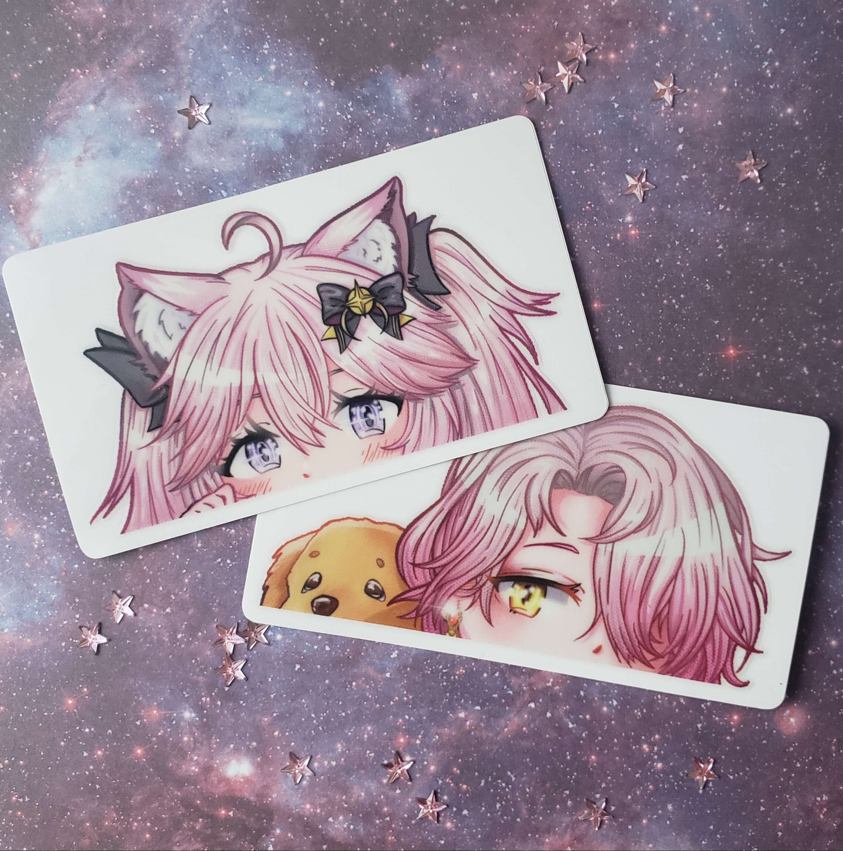 Nyanners and Aethel Peek Sticker - Etsy