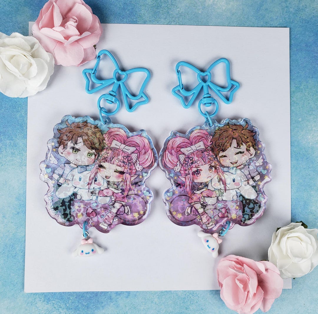 Ironmouse and Connor Keychains - Etsy