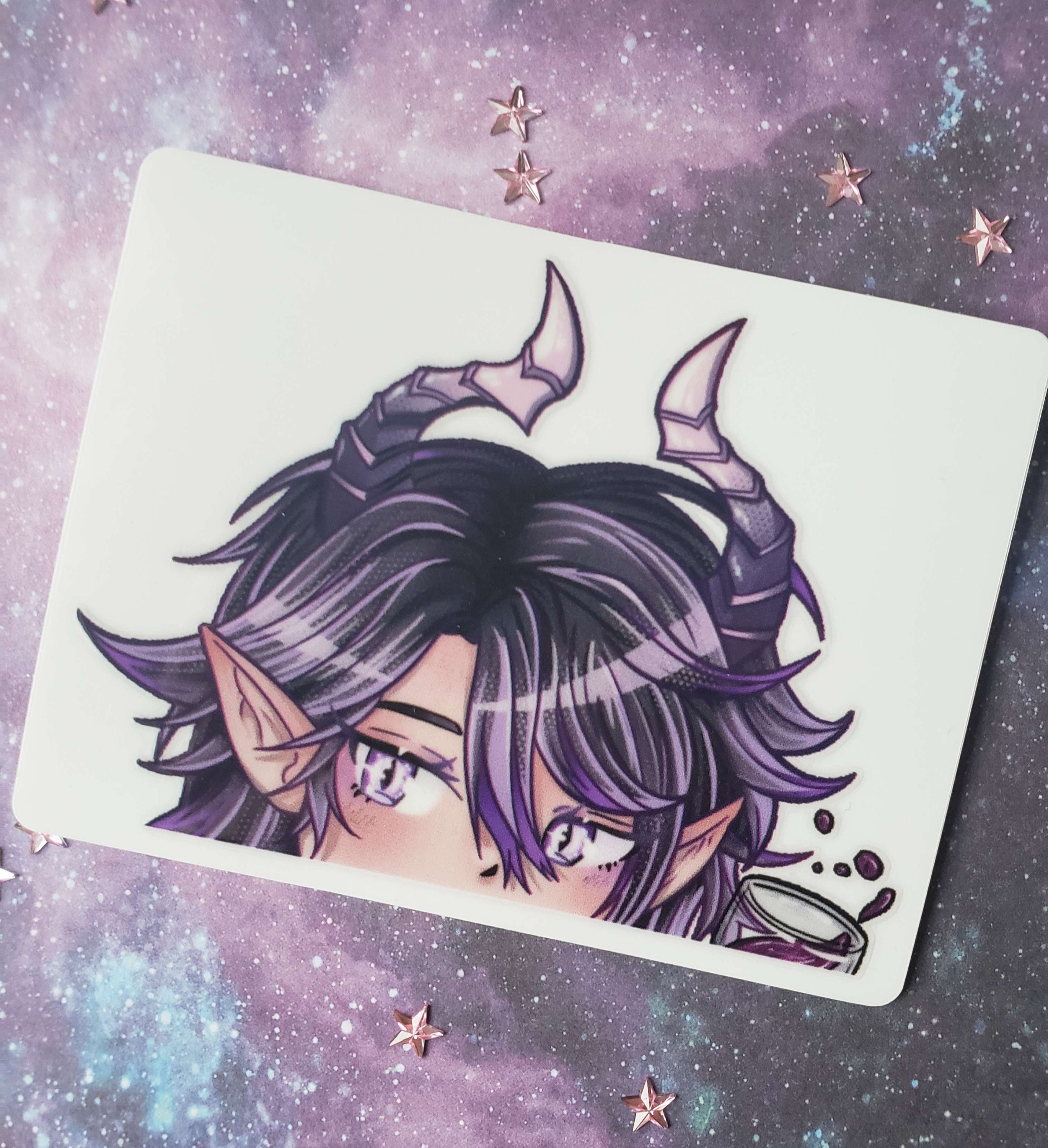 Ironmouse and Bubi Peek Stickers - Etsy