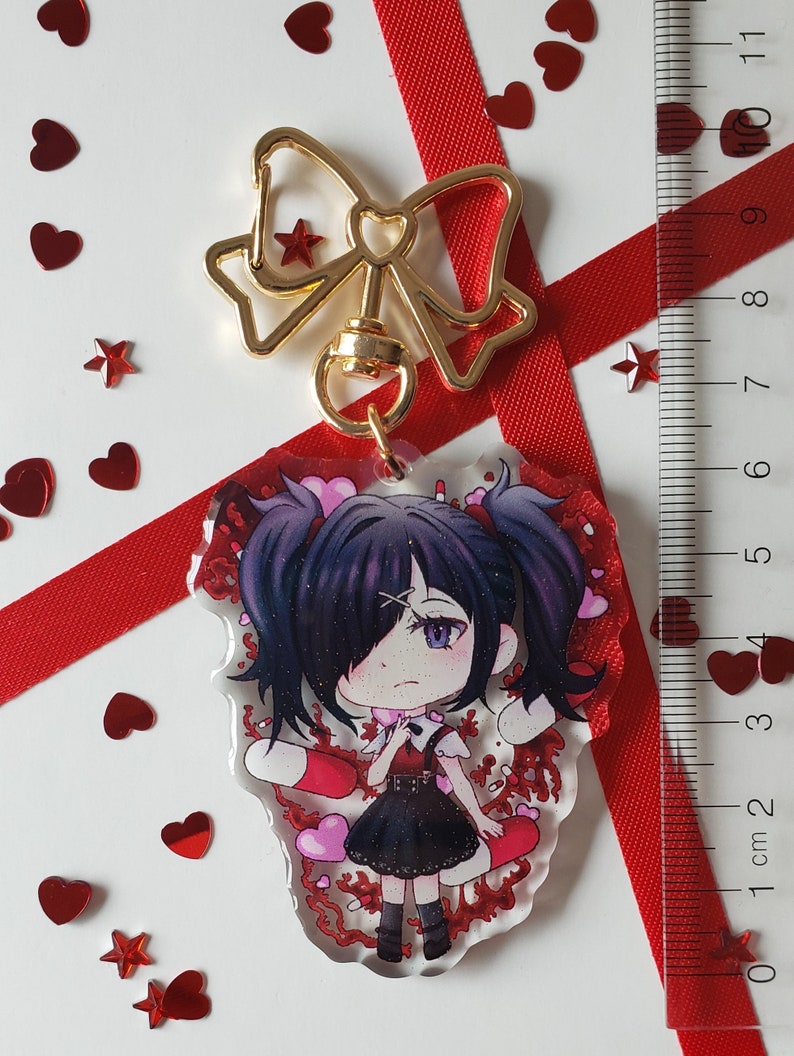 Needy Streamer Overload Ame/kangel Two-sided Keychain Charm - Etsy ...