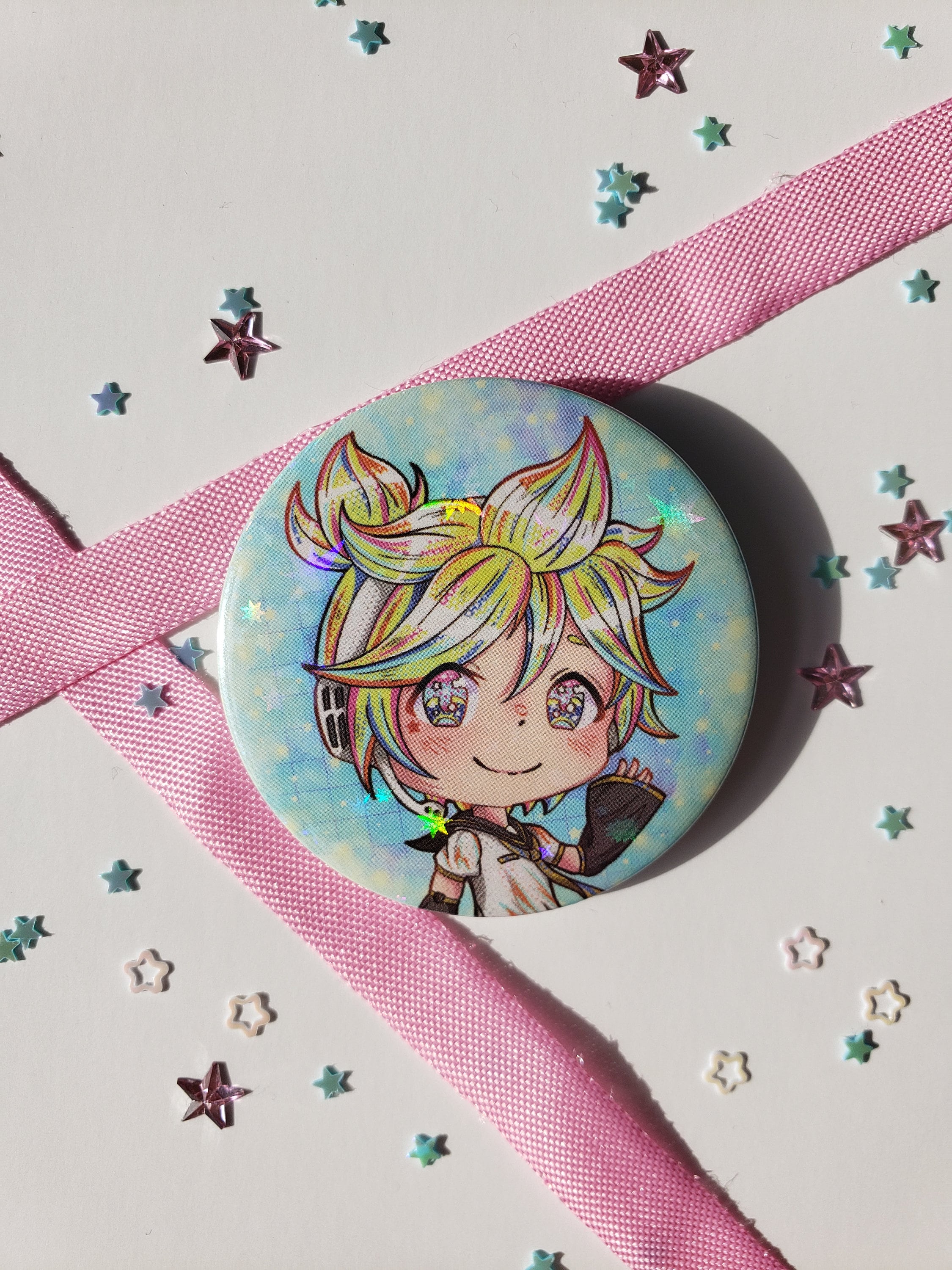 Vocaloid Buttom Pins (miku, Rin, Len and Luka) - Etsy
