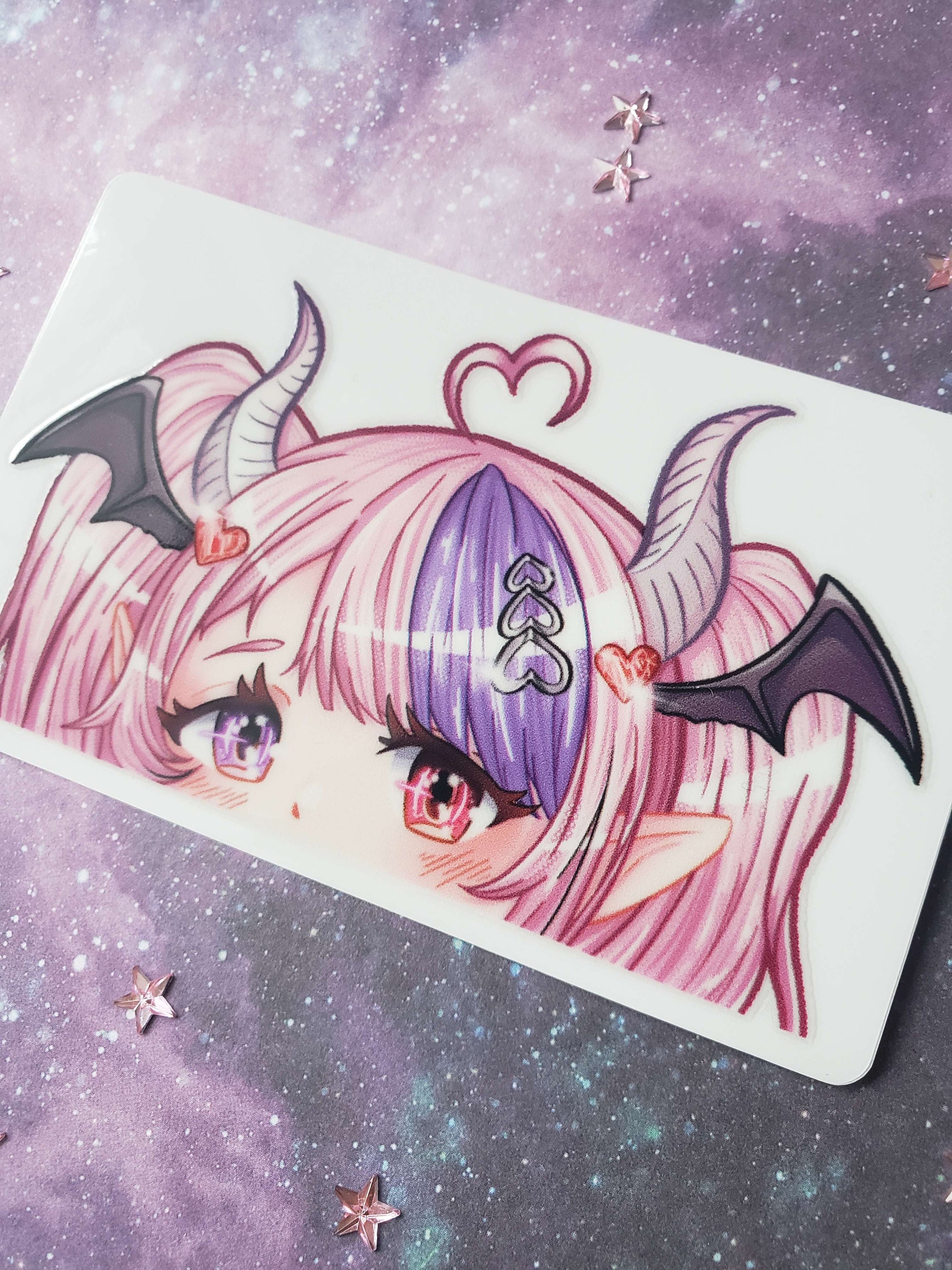 Ironmouse and Bubi Peek Stickers - Etsy