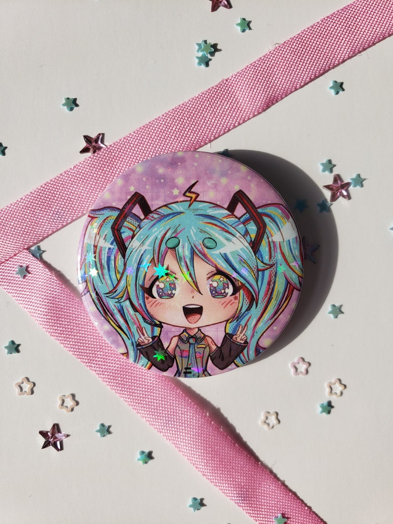 Vocaloid Buttom Pins (miku, Rin, Len and Luka) - Etsy