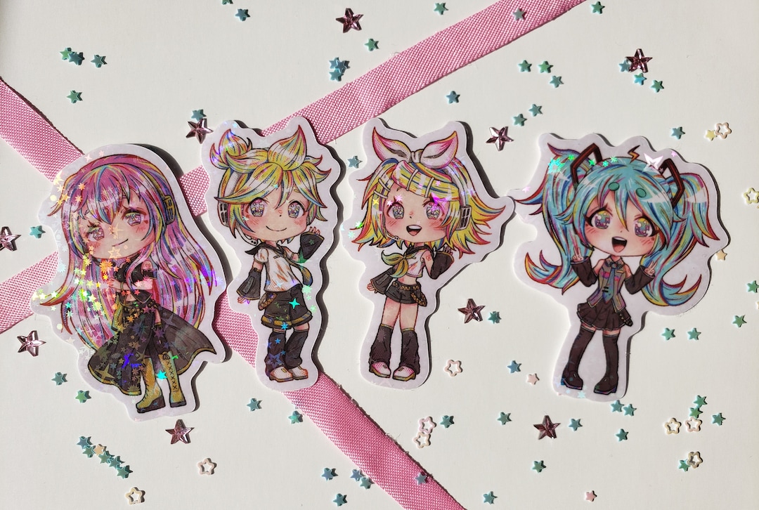 Vocaloid Stickers Pack (miku, Rin, Len and Luka) - Etsy