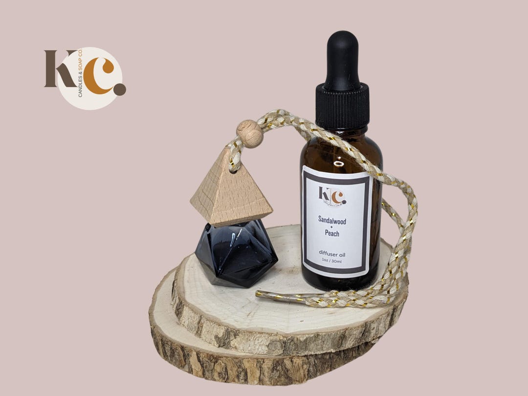 Boho Car Air Freshener: Black Gradient Diamond Diffuser - Etsy