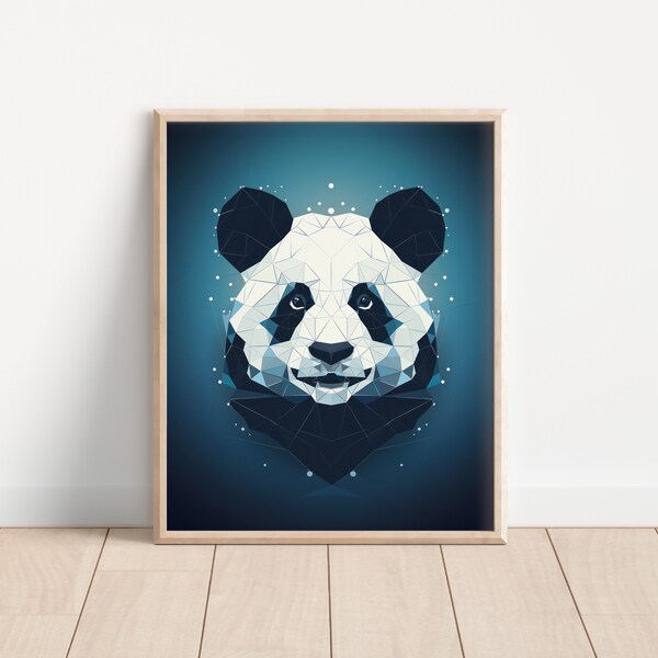 Panda Poster - Etsy