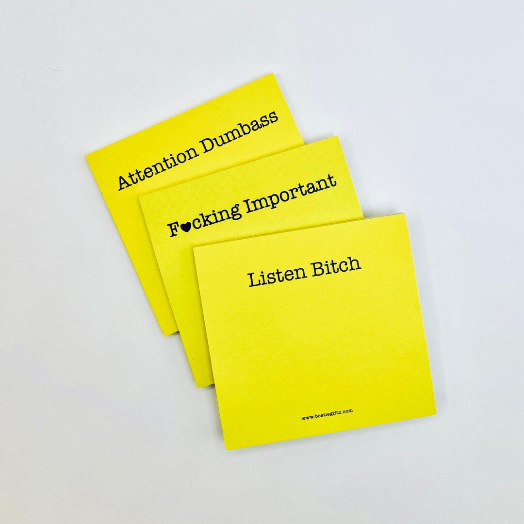 Bestie Bagz™ Sassy Sticky Notes - 3 Pack - Etsy