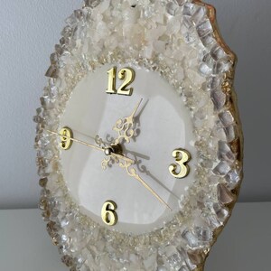 Handmade Geode Resin Wall Clock - Etsy