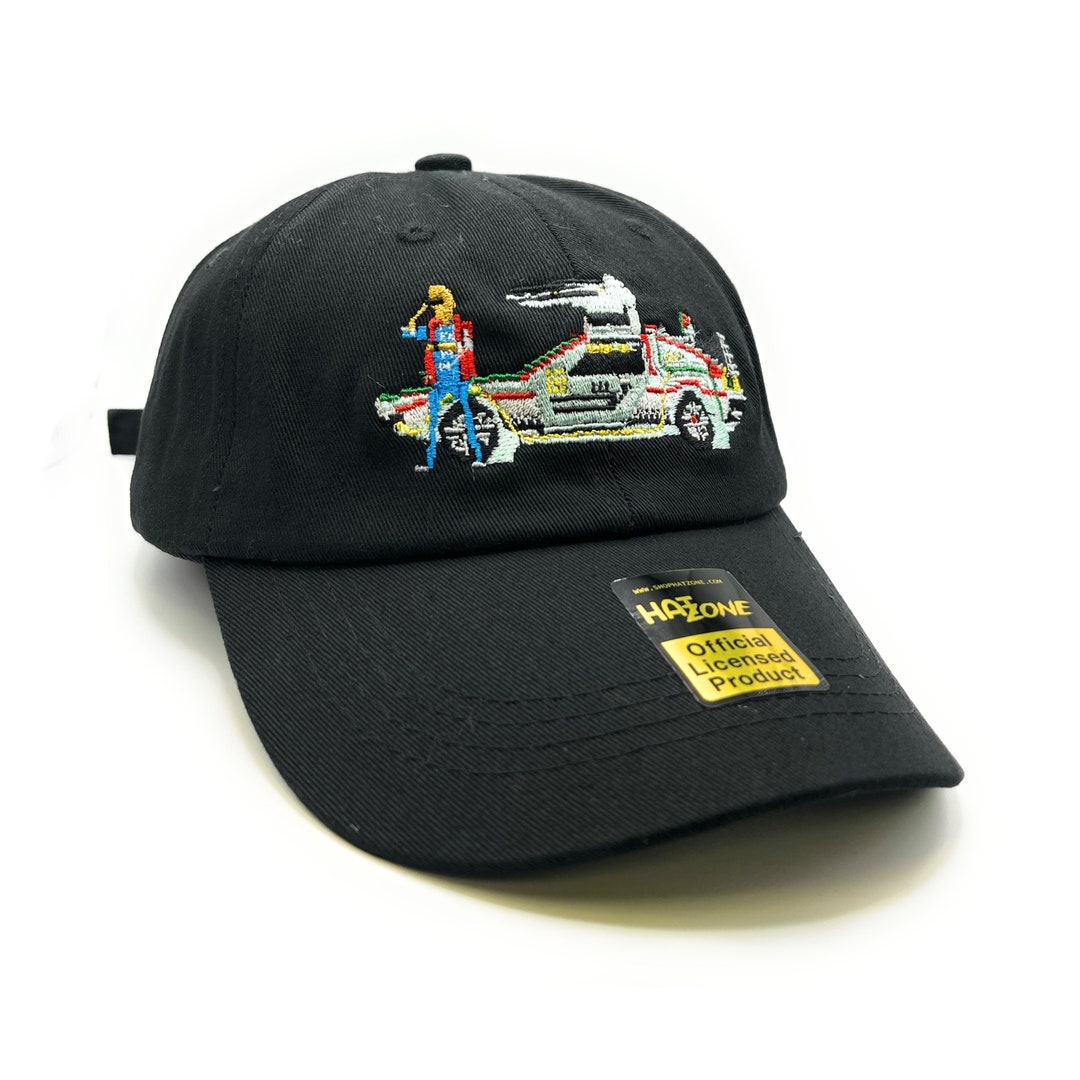 Delorean BTF Dad Hat (black) - Etsy