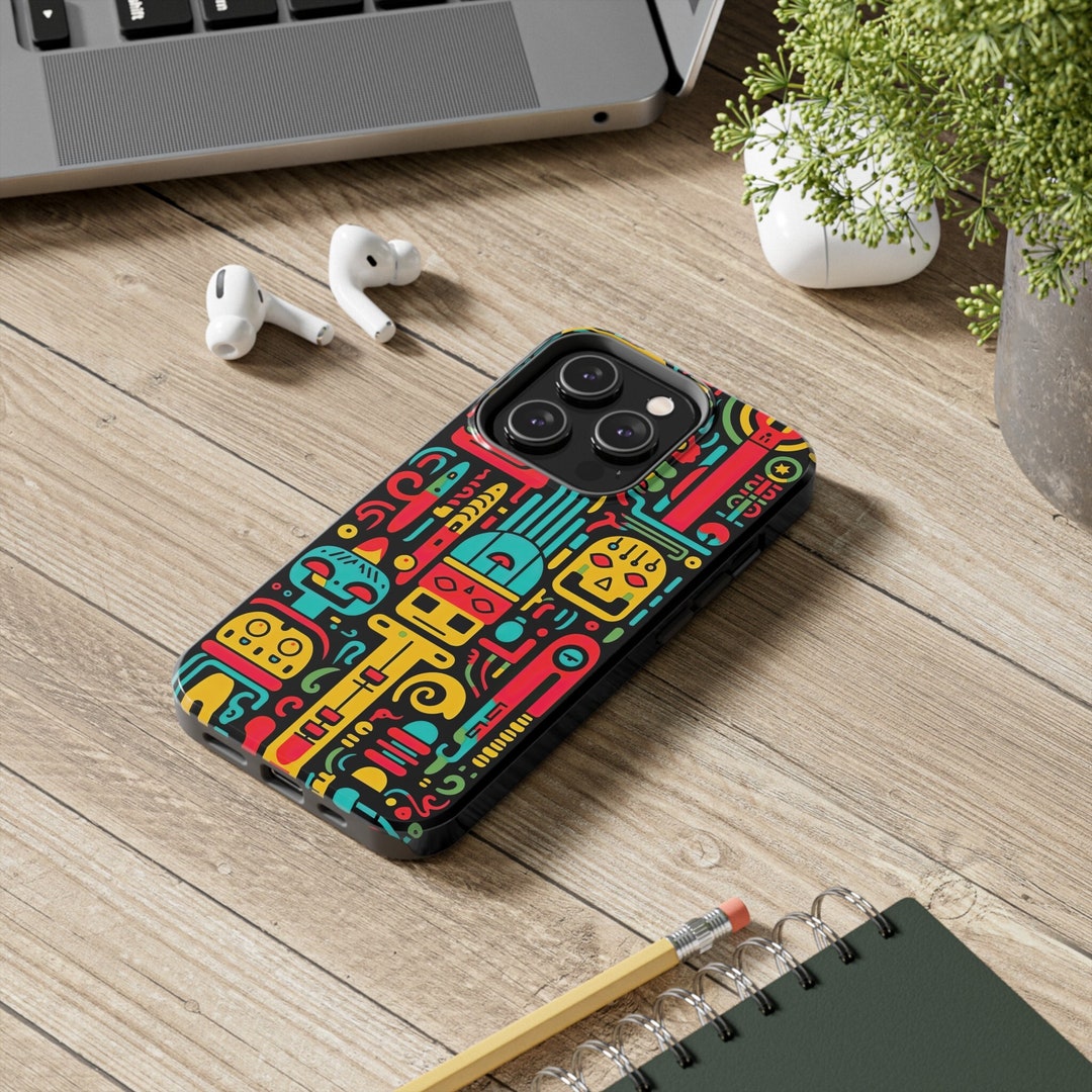 Abstract Aztec Totem iPhone Case - Mesoamerican Inspired Phone Case ...