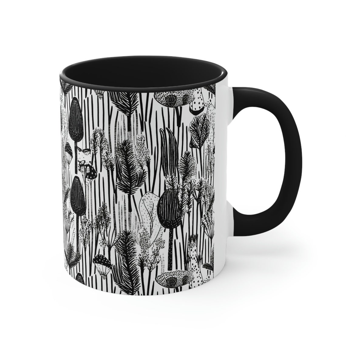 Mushroom Mug - Cottagecore Coffee, Mushroom Cups, Forest Aesthetic ...