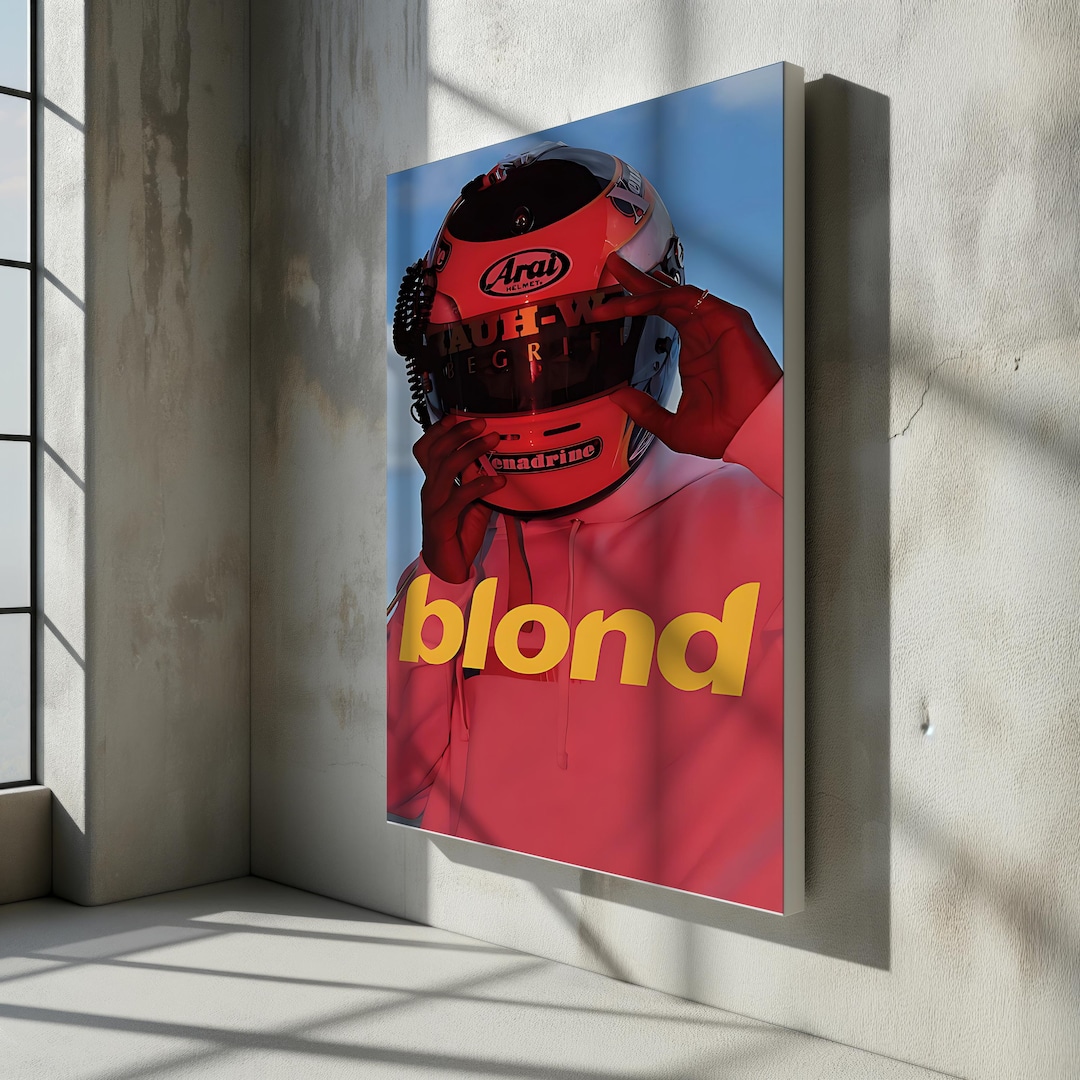 Frank Ocean Blond Poster Frank Ocean Pink Blonde Poster Minimalist ...
