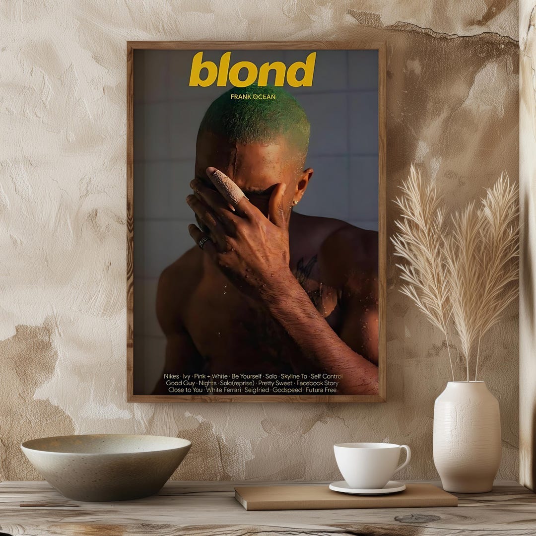 Blond, Frank Ocean, Instant Download, Digital, Blond Album Poster ...